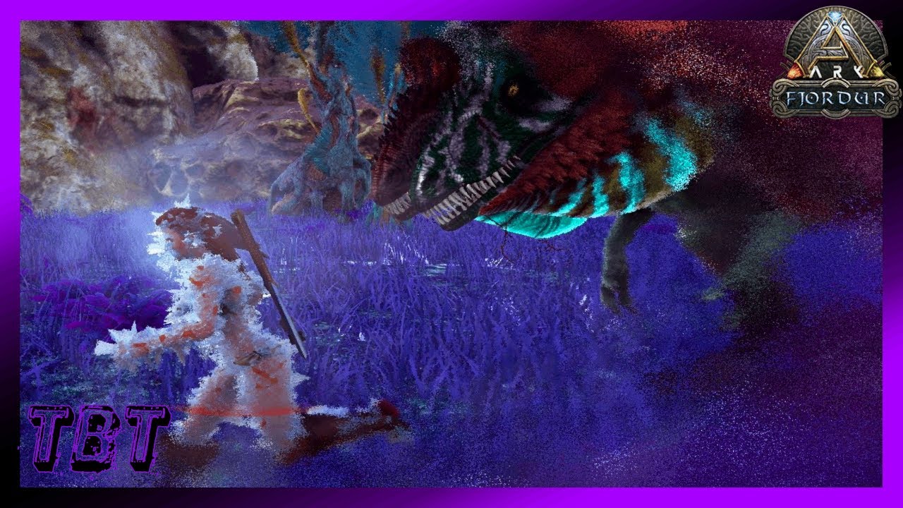 Frozen By Cryolophosaurus For Science! ARK Fjordur Let's Play Ep. 80 ...