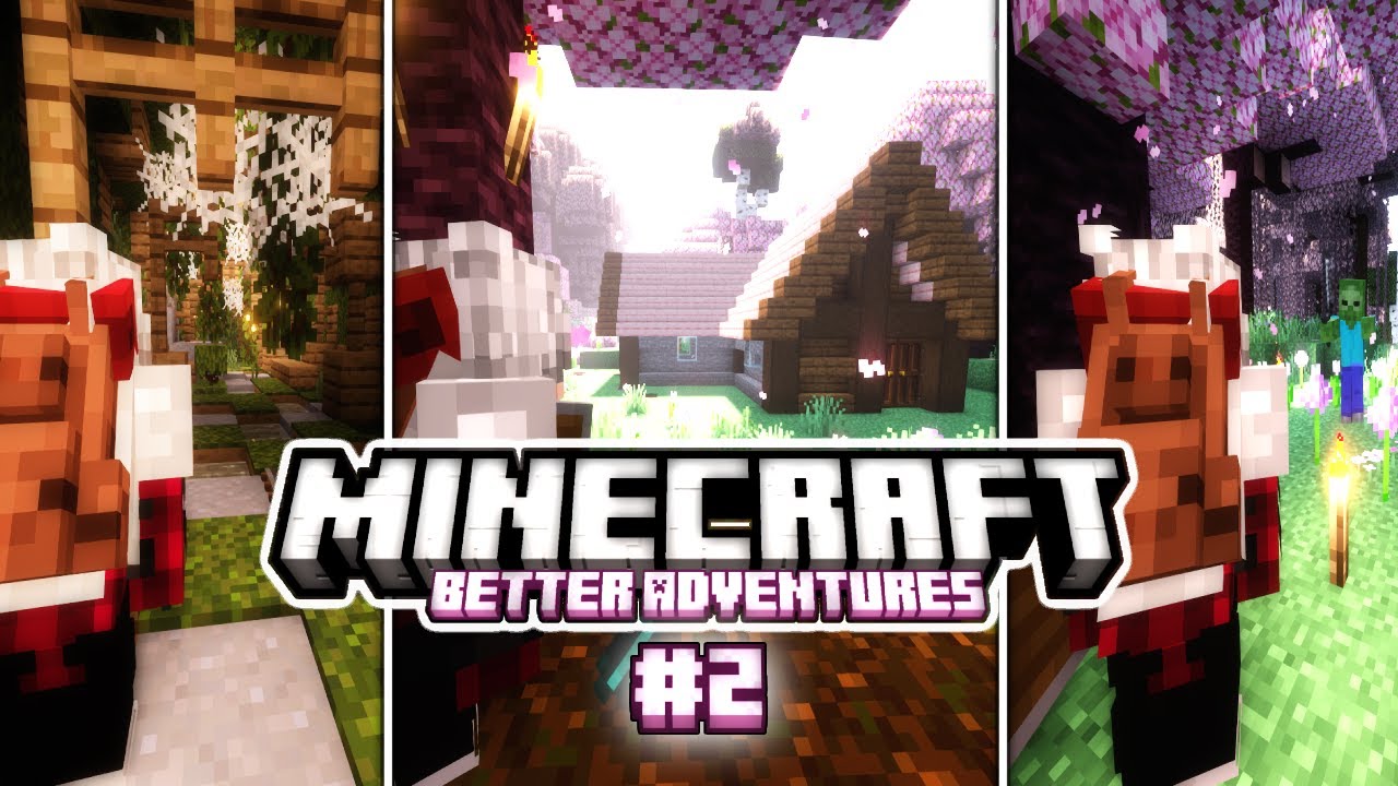 КЪЩА И КОПАЕНЕ!! MINECRAFT:BETTER ADVENTURES+ | MODPACK | Ep2 - YouTube