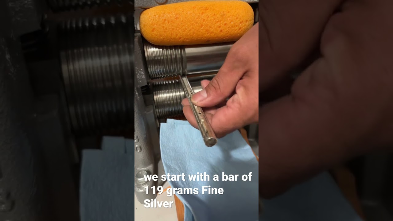 we start with a bar of 119 grams Fine Silver - YouTube