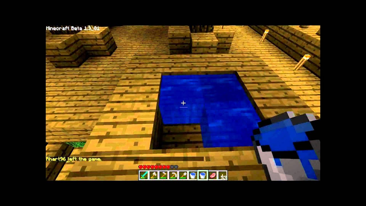 How to Create an Infinite Water Source or well - Minecraft Survival ...