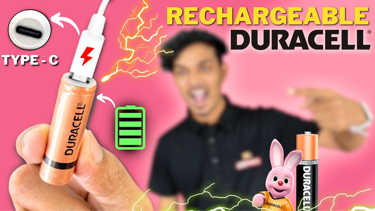 Type - C Duracell Battery | Long Battery Life 🔥 - YouTube