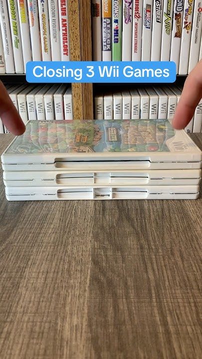 Closing 3 Wii Games 😳 - YouTube