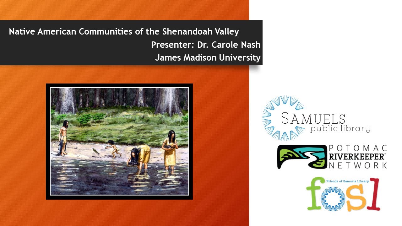Native American Communities of the Shenandoah Valley - YouTube