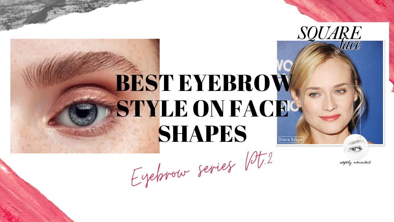 THE PERFECT EYEBROW STYLE FOR YOUR FACE SHAPE | BEGINNERS GUIDE PT 2 ...