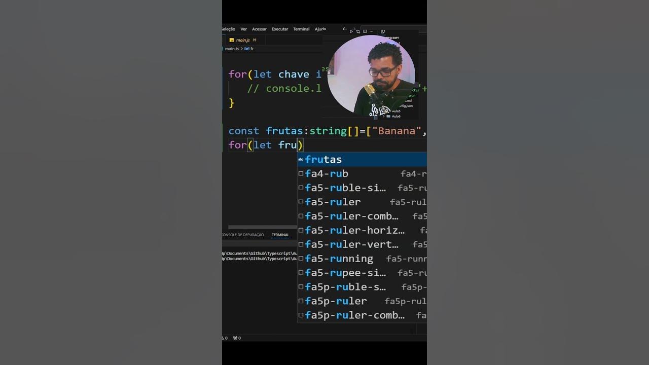 🔥Loop FOR OF - Aula completa no canal - #typescript #javascript #rogramming - YouTube