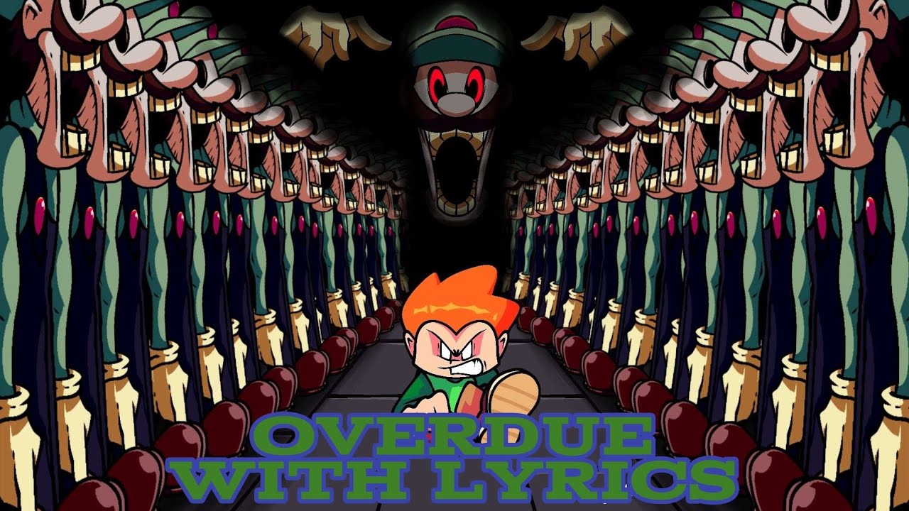 OVERDUE WITH LYRICS | Friday Night Funkin' Mario's Madness SynthV Cover ...