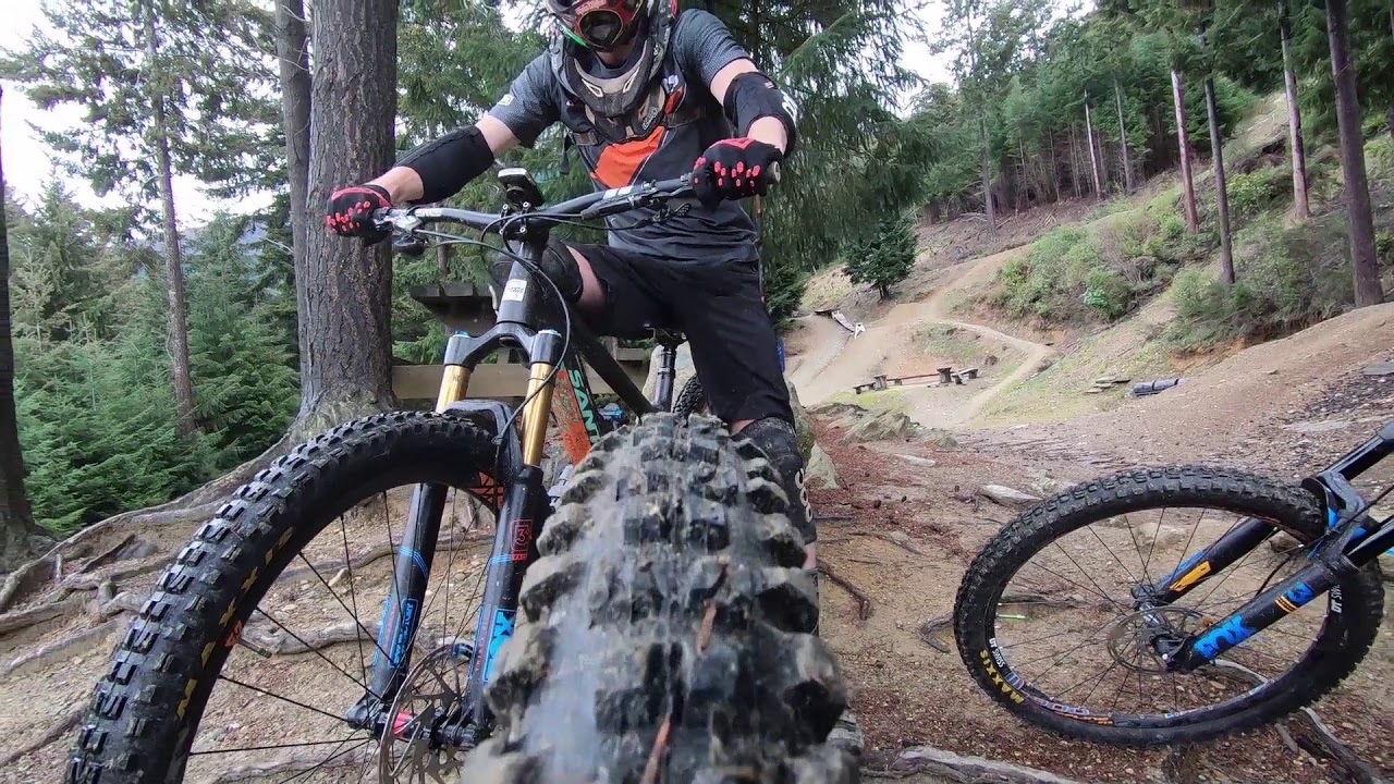 Queenstown Wynyard Freestyle MTB - Dreamline mini jumps (edit) - YouTube