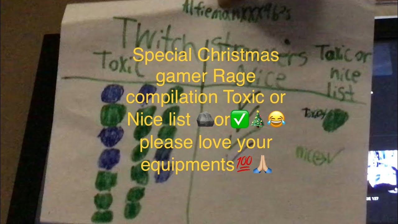 19🪨Toxic and 4 nice😂🎄(Warning language)8 minutes gamer rage comp#131 ...