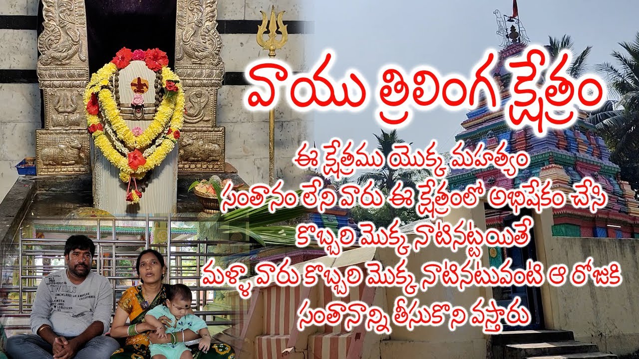 Vayu Trilinga Kshetra west godavari District palakollu mandalam ...