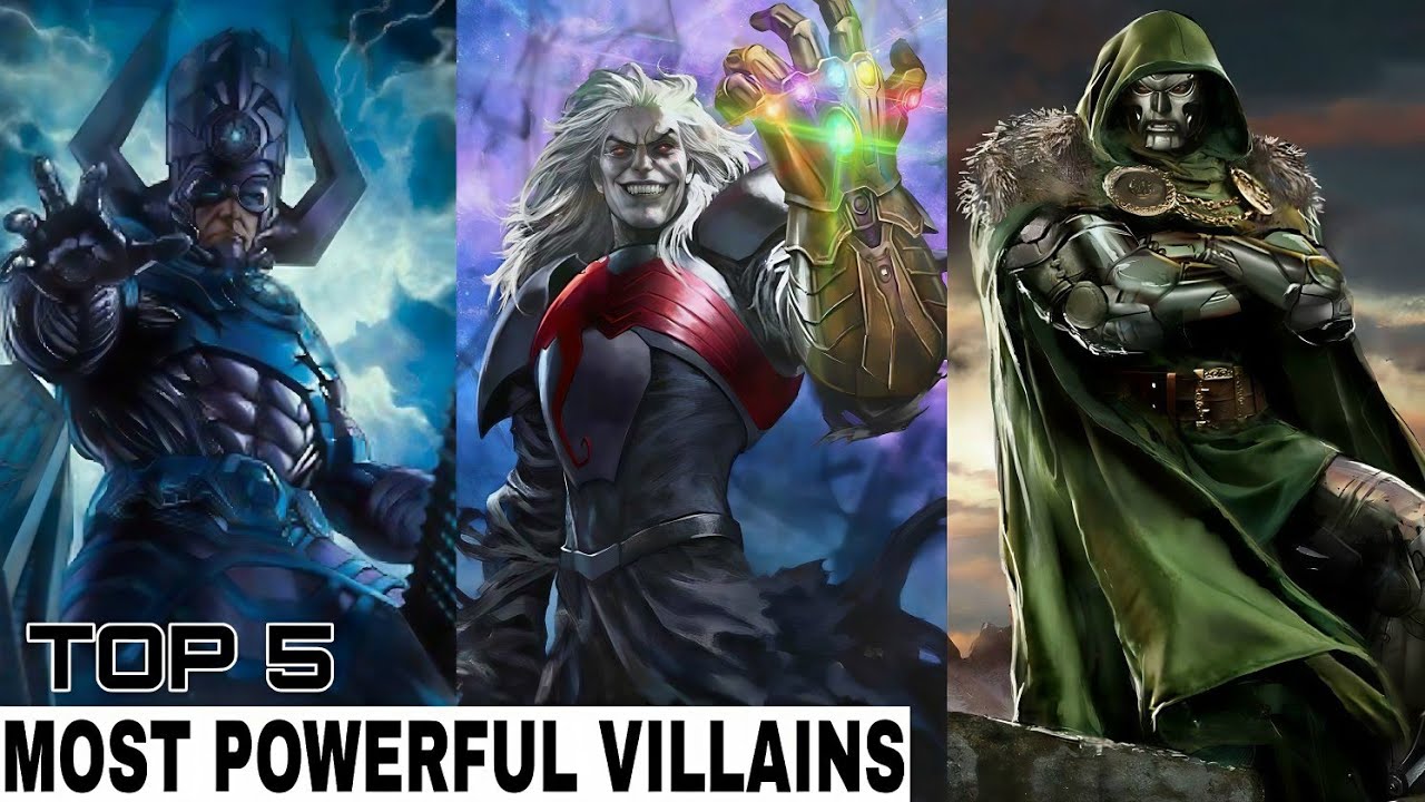 Top 5 Most Powerful Super Villains In Marvel Multiverse - YouTube