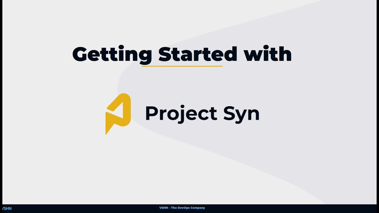 Getting Started with Project Syn - YouTube