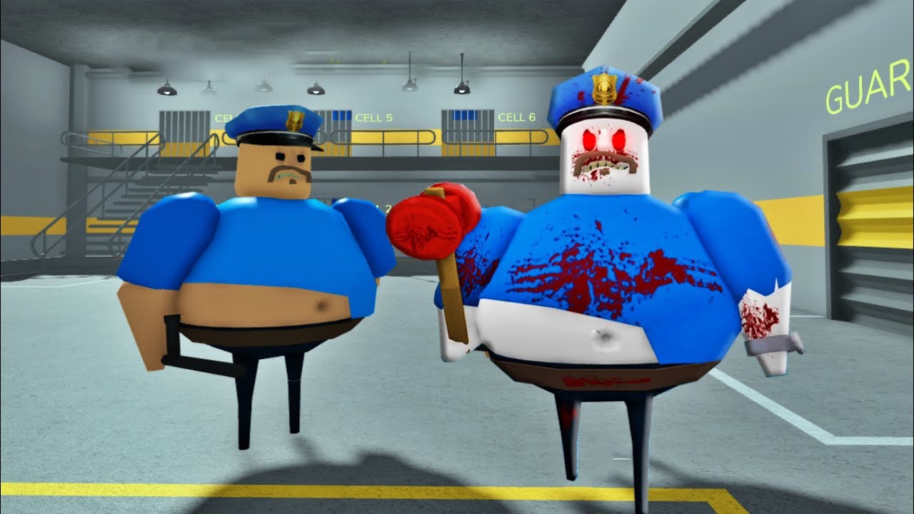 Escaping from a EXE BARRY'S RUN! and BECAME a BARRY COPS (Android,iOS ...