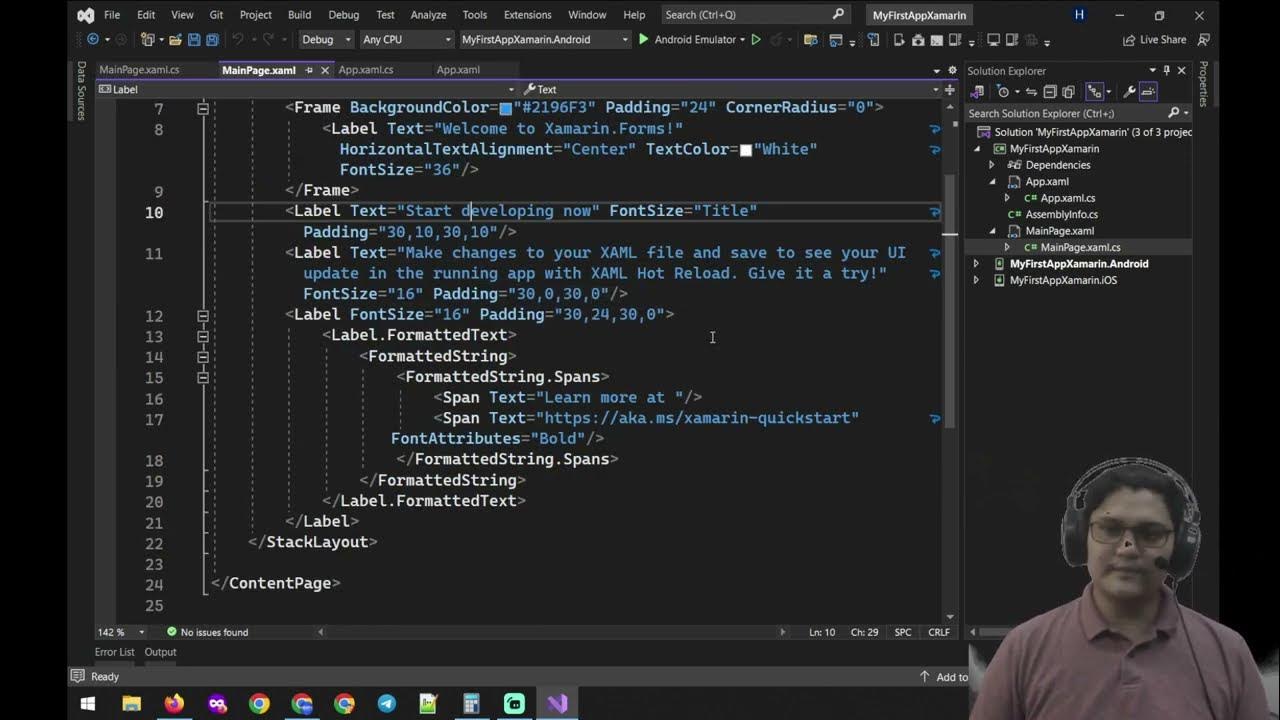 c# mobile app part 5 file format - YouTube