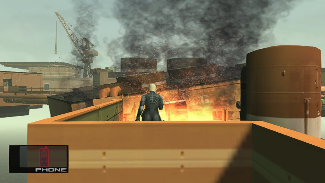 Metal Gear Solid 2 SoL,Passing The Damaged 1-2 Bridge,Strut-G & LG ...