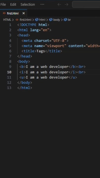 Btag Itag Html Coding Webdevelopment Fullstackwebdevelopment Codingtutorial Htmltutorial