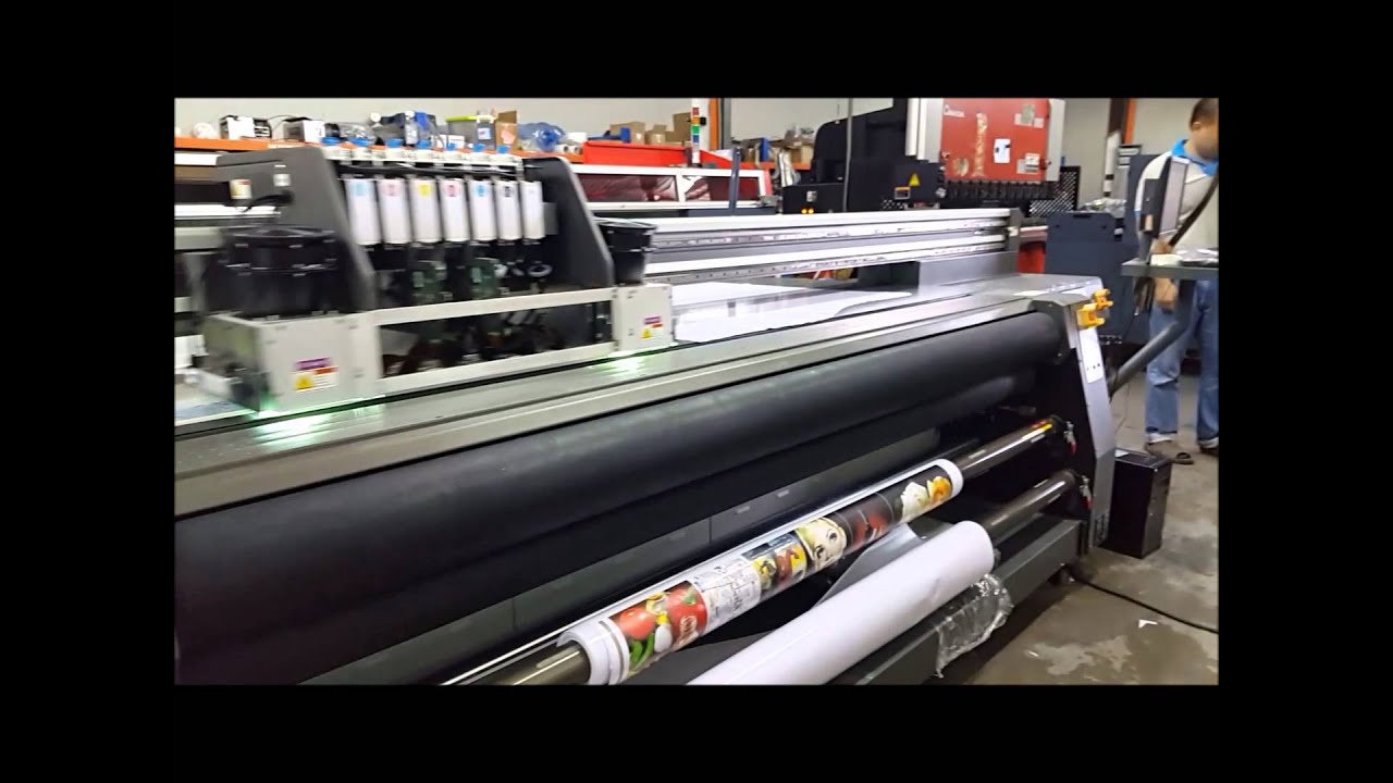 HAPOND UV FRT1280 Large Format UV Flatbed Inkjet Printer - YouTube