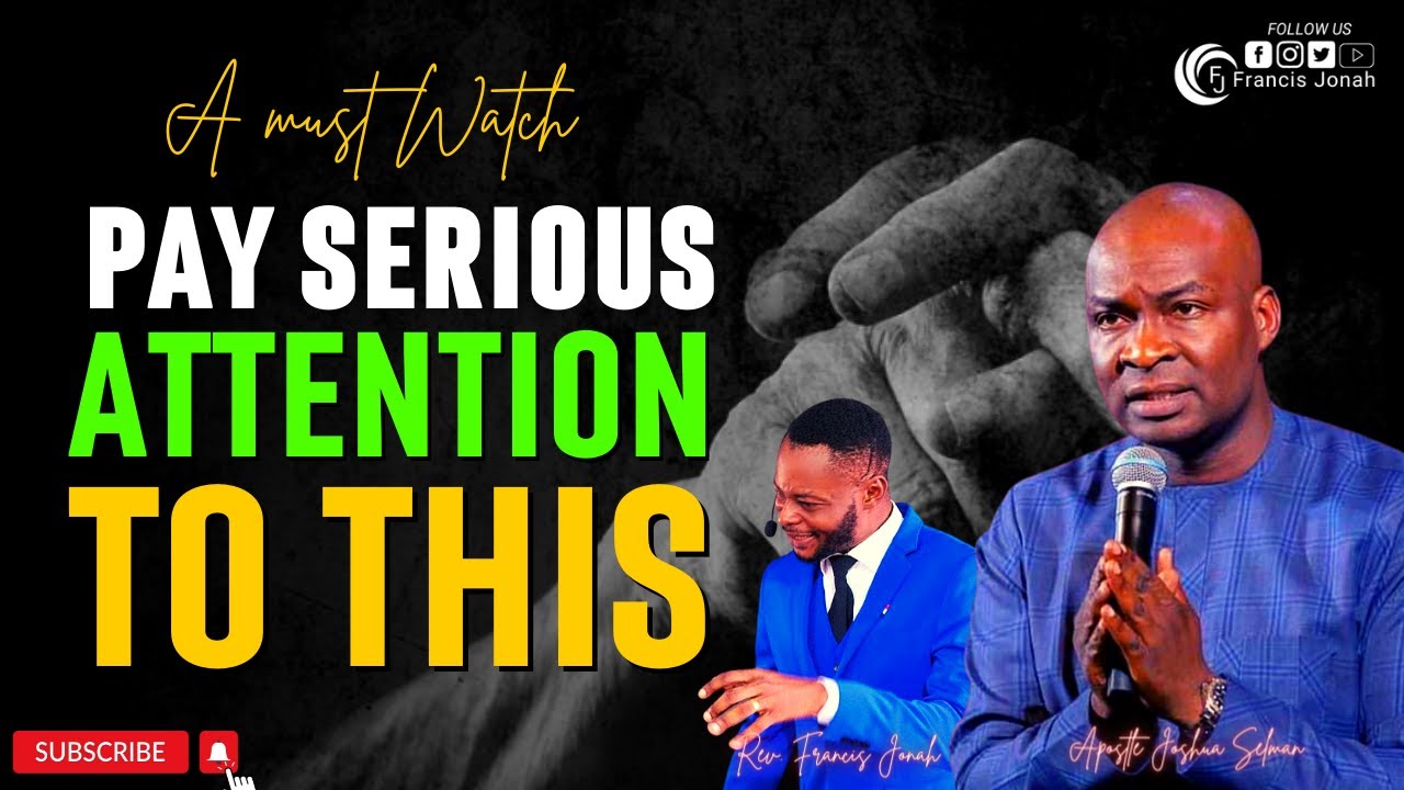 DEEP REVELATION ON THE POWER OF UNITY BY APOSTLE JOSHUA SELMAN & REV ...