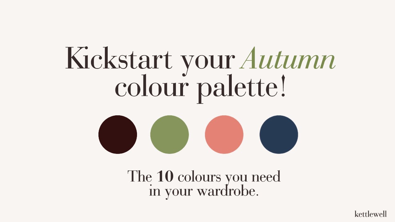 The Autumn Colour Palette | 10 colours you need if you’re an Autumn ...