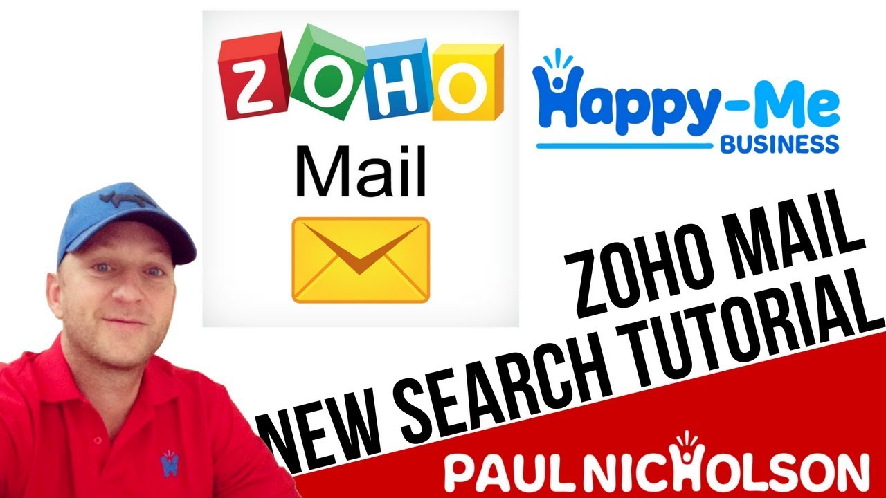 How To Use The New Zoho Mail Search Box - YouTube