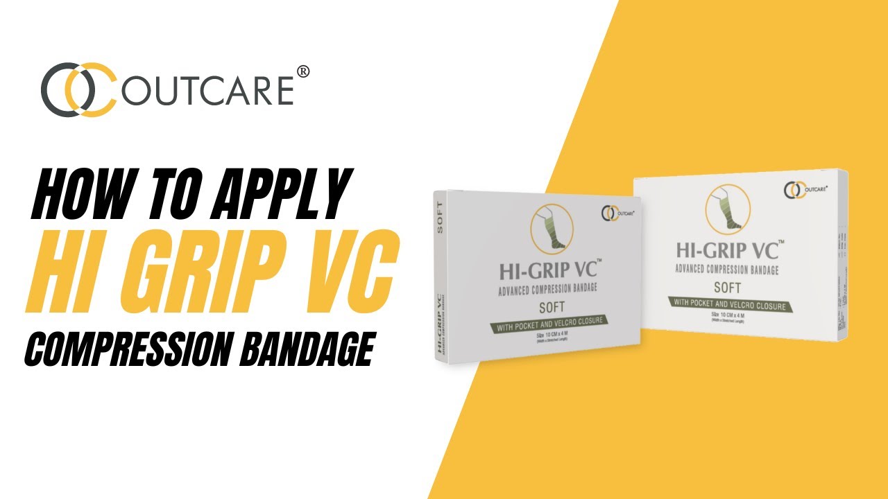 How to apply Hi Grip VC Compression bandage - YouTube