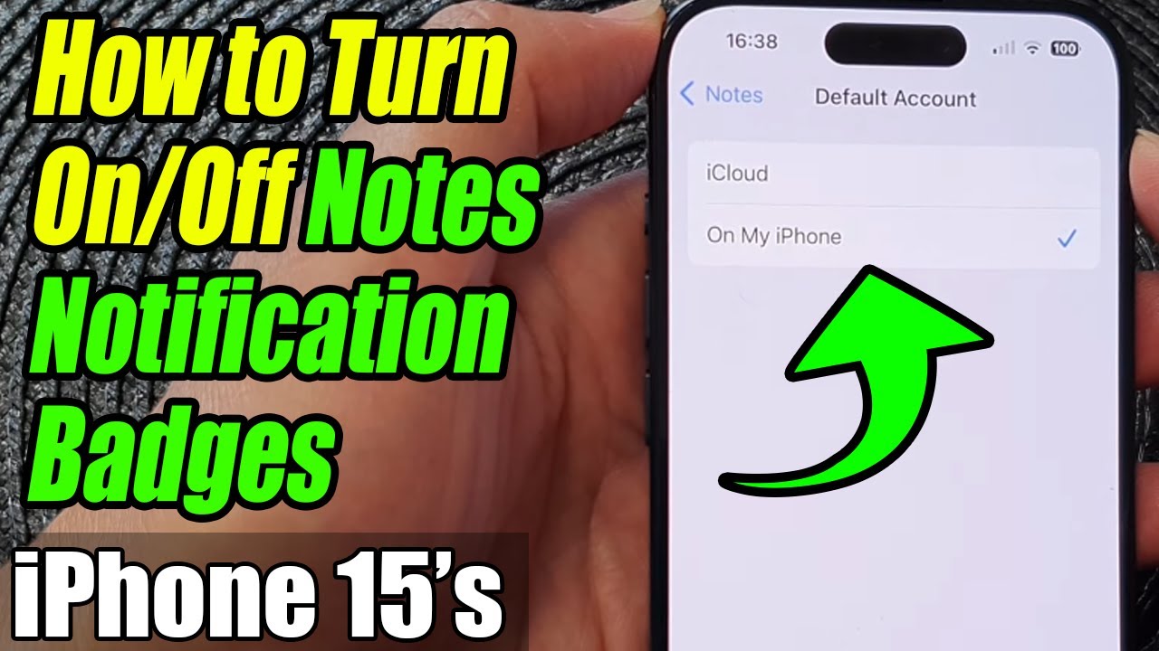 iPhone 15/15 Pro Max: How to Turn On/Off Notes Notification Badges ...