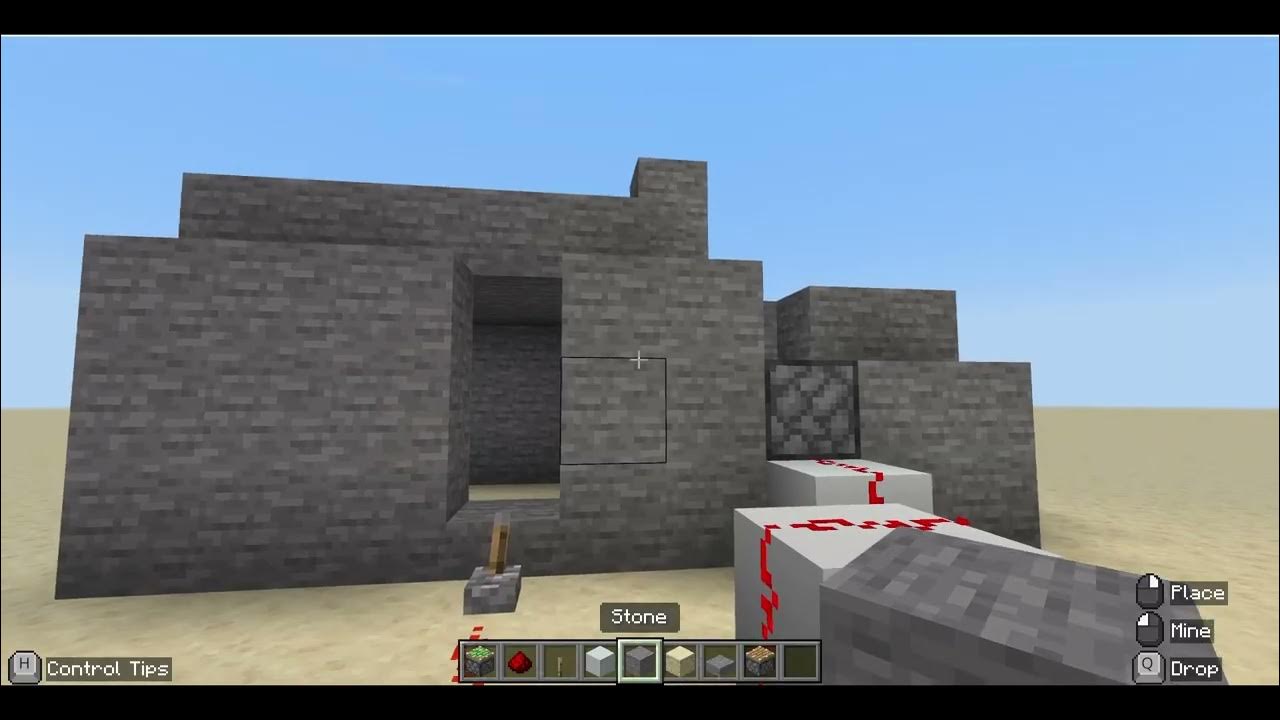 basic redstone tutorial episode one (minecraft redstone) - YouTube