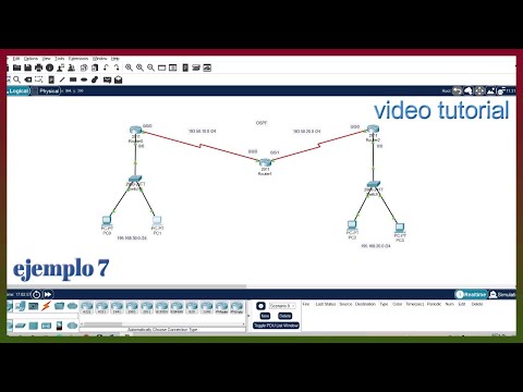 Cisco Packet Tracer – video 7: Protocolo OSPF, Configuración de protocolo ospf [paso a paso ...