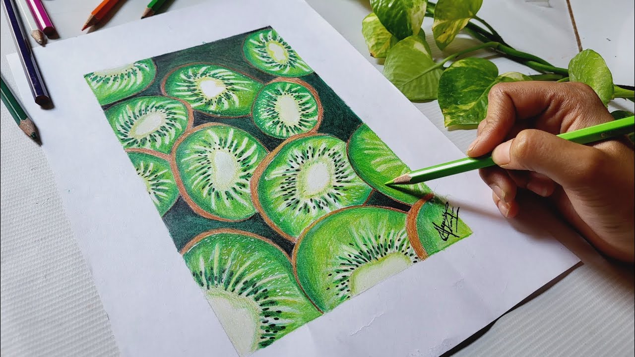 HOW TO DRAW REALISTIC KIWI | FULL TUTORIAL STEP BY STEP | FOR BEGINNERS ...