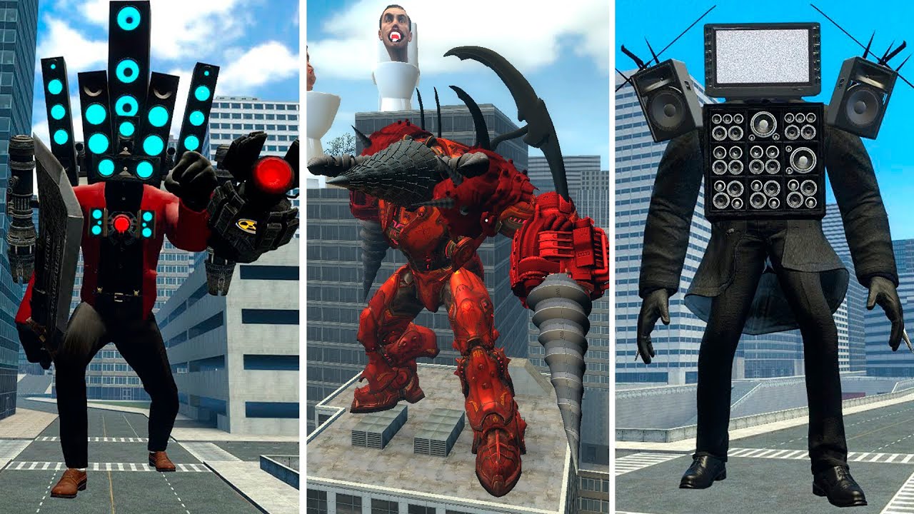 PROGRESSION OF THE NEW UPDATED TITAN TELEVISION! Skibidi toilet in ...