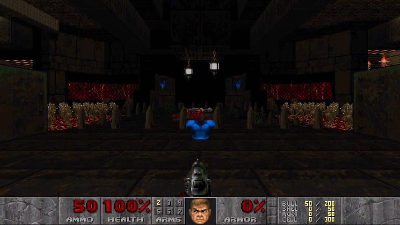 Doom II - Machine Men - MAP01: Machine Men & MAP02: Thanks for Playing ...