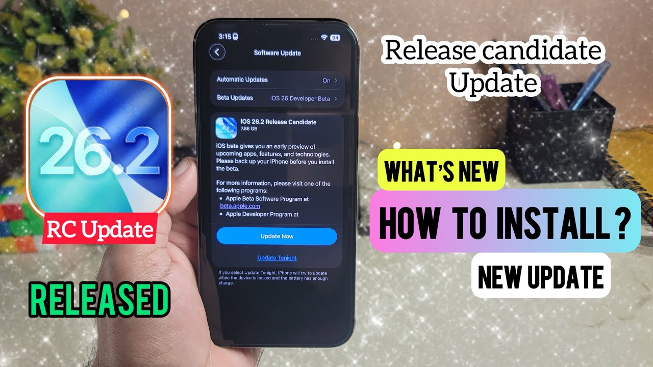 iOS 26.2 RC Update | How to Install iOS 26.2 RC Update On Any iPhone ...