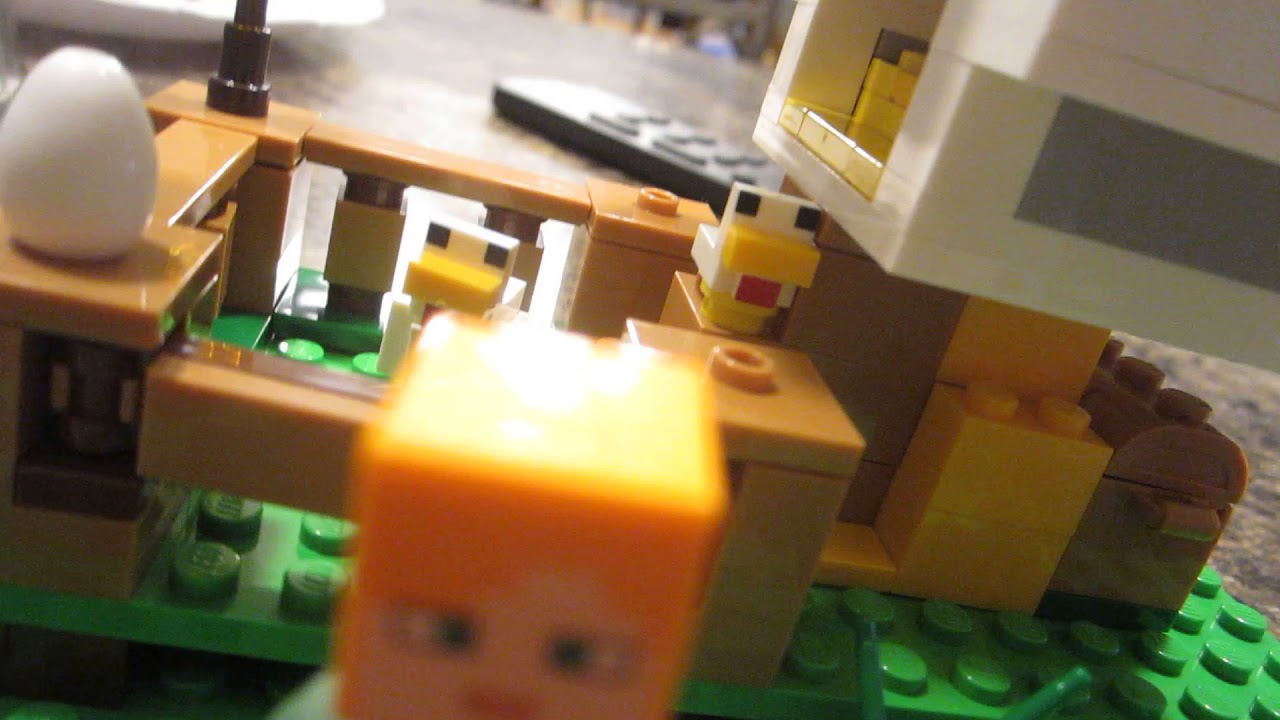 Lego Minecraft Giant Chicken - YouTube