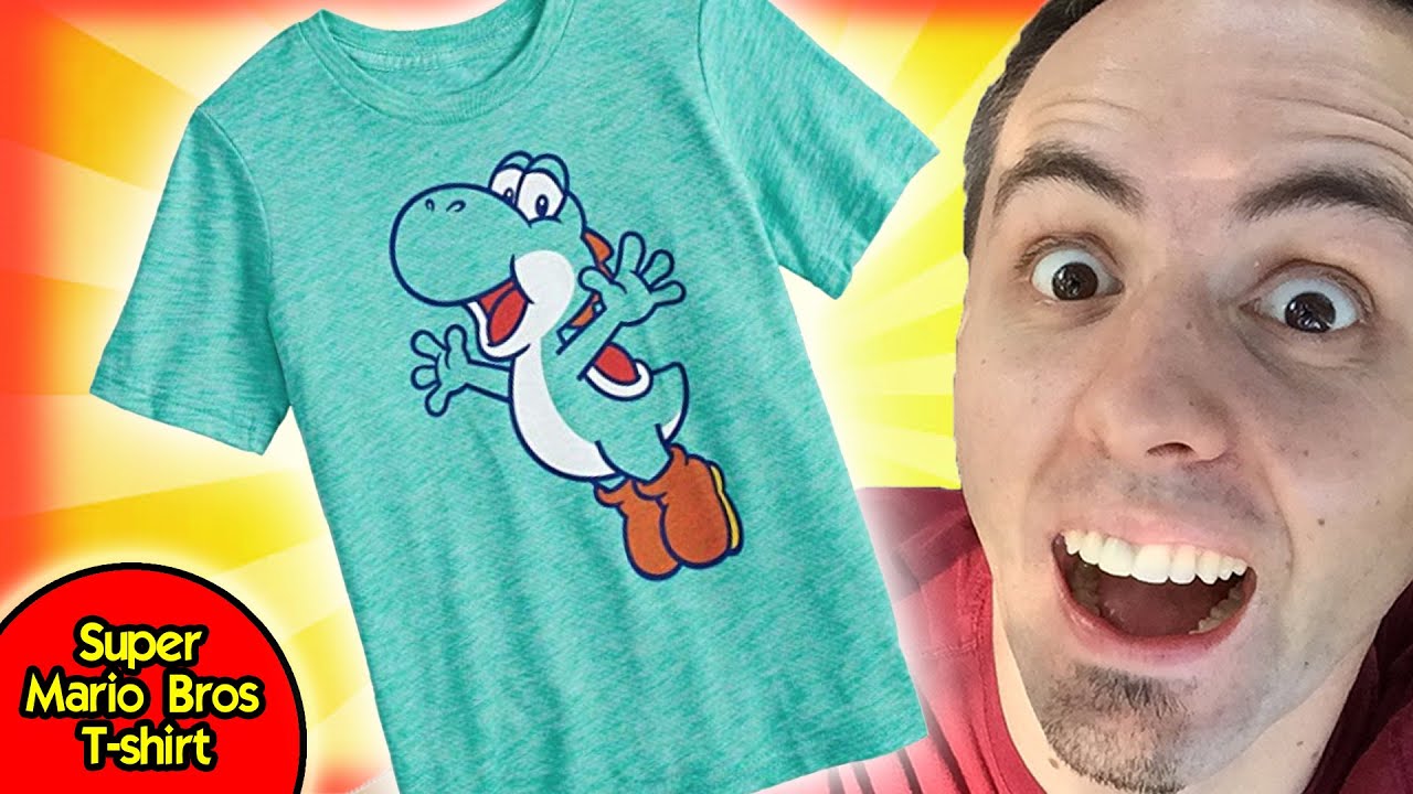 OFFICIAL NINTENDO SUPER MARIO BROTHERS T-Shirt Unboxing & First Look ...