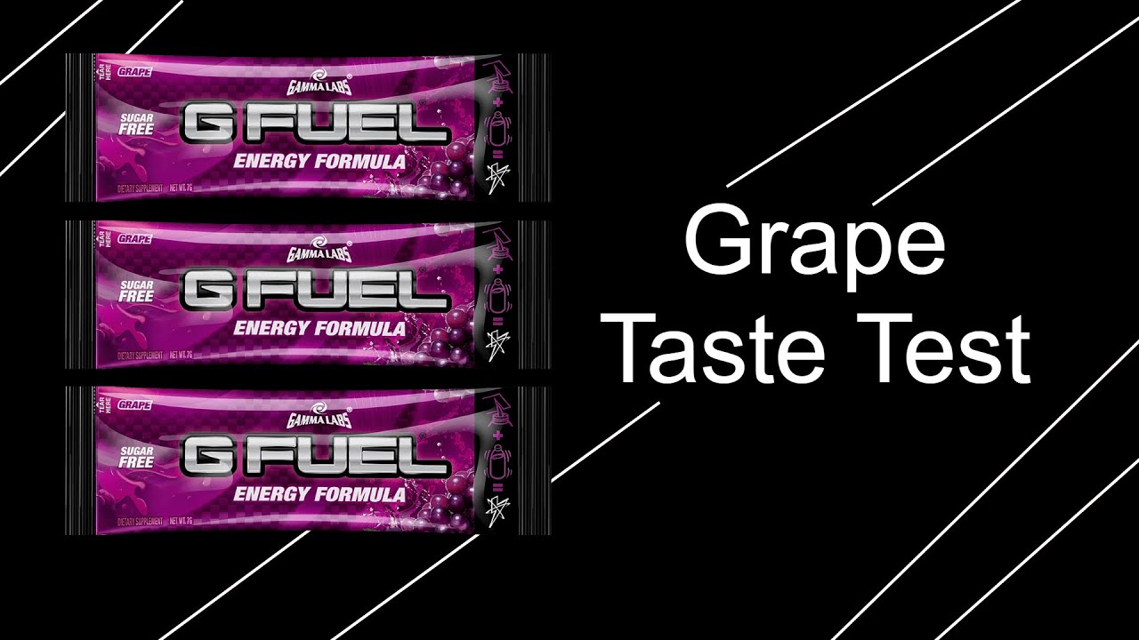 GFuel Taste Test - Grape Edition - YouTube