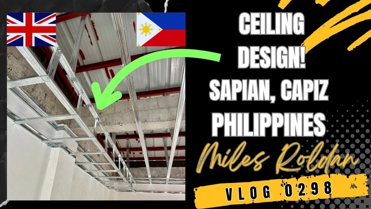 VLOG 298: PREPARING FOR CEILING DESIGN WORK AT A MODERN HOME BUILD IN ...