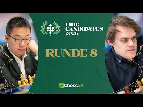 Startet mit der 2.Turnierhälfte auch Matthias Aufholjagd? Kandidatenturnier 2026 🥳 | Runde 8