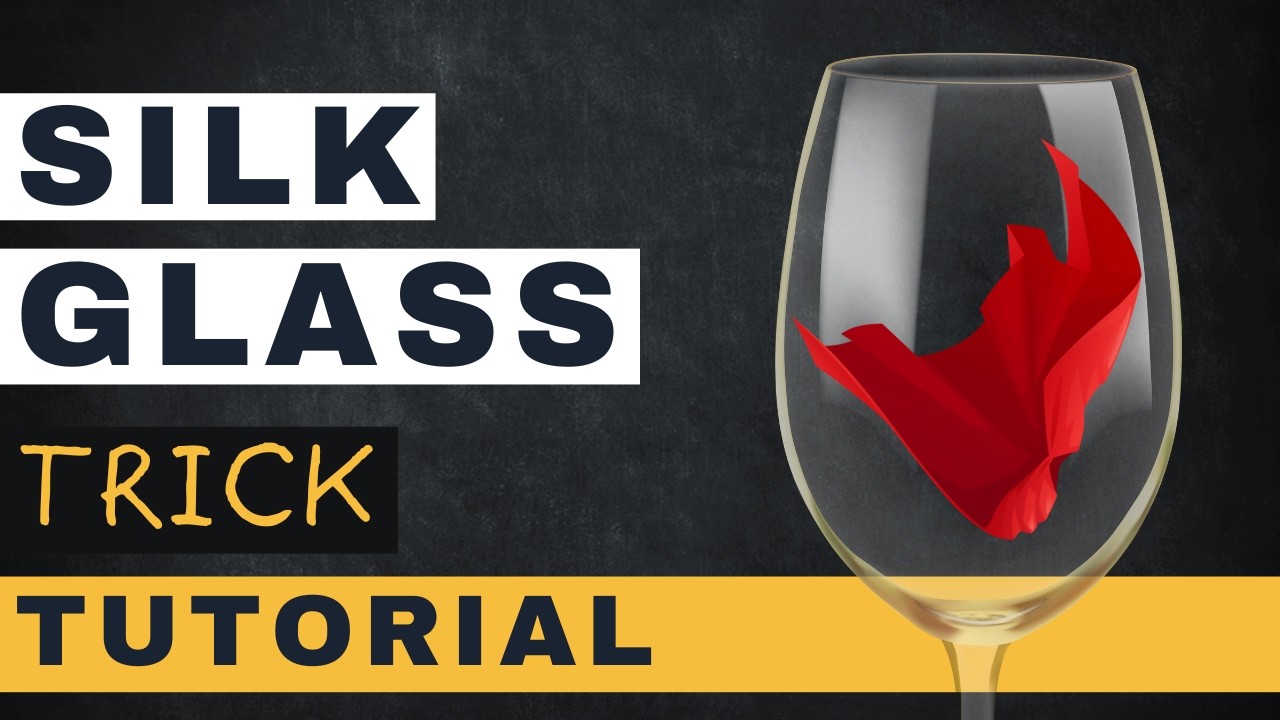 Magic Silk Through Glass Illusion! 🪄🍷 (Step-by-Step Tutorial) - YouTube
