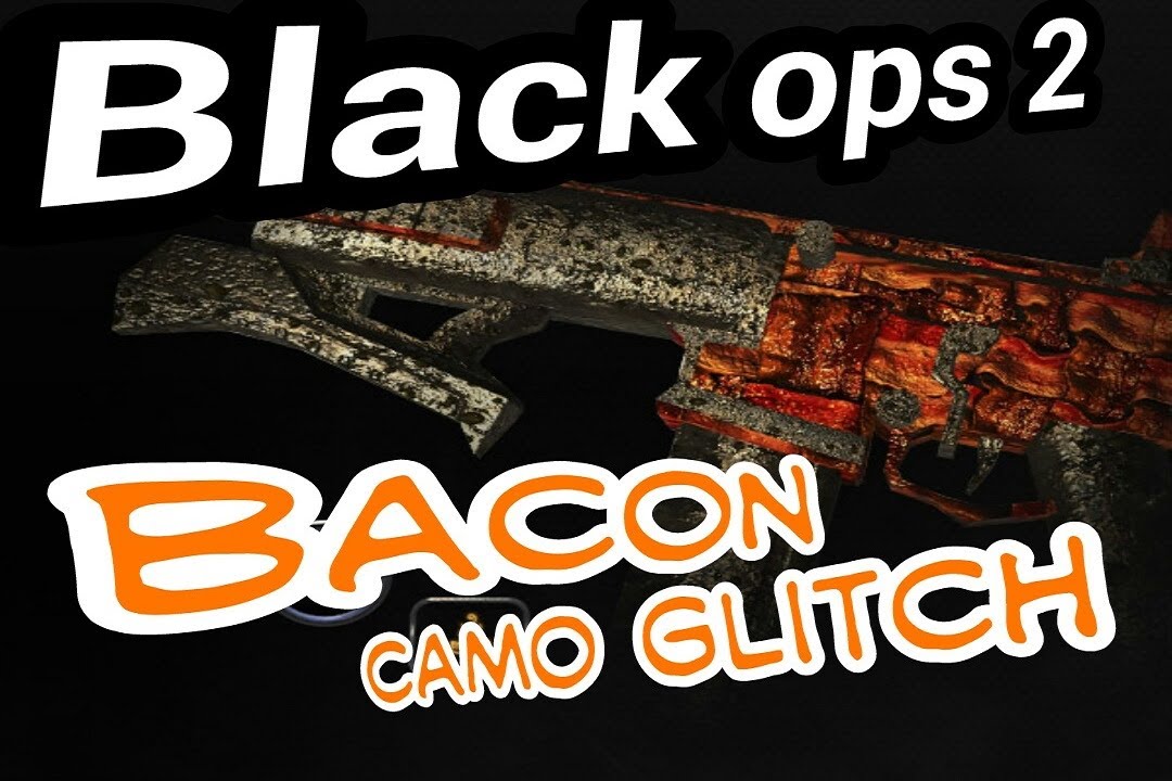 Black Ops 2 New Camo : Bacon Glitch - YouTube