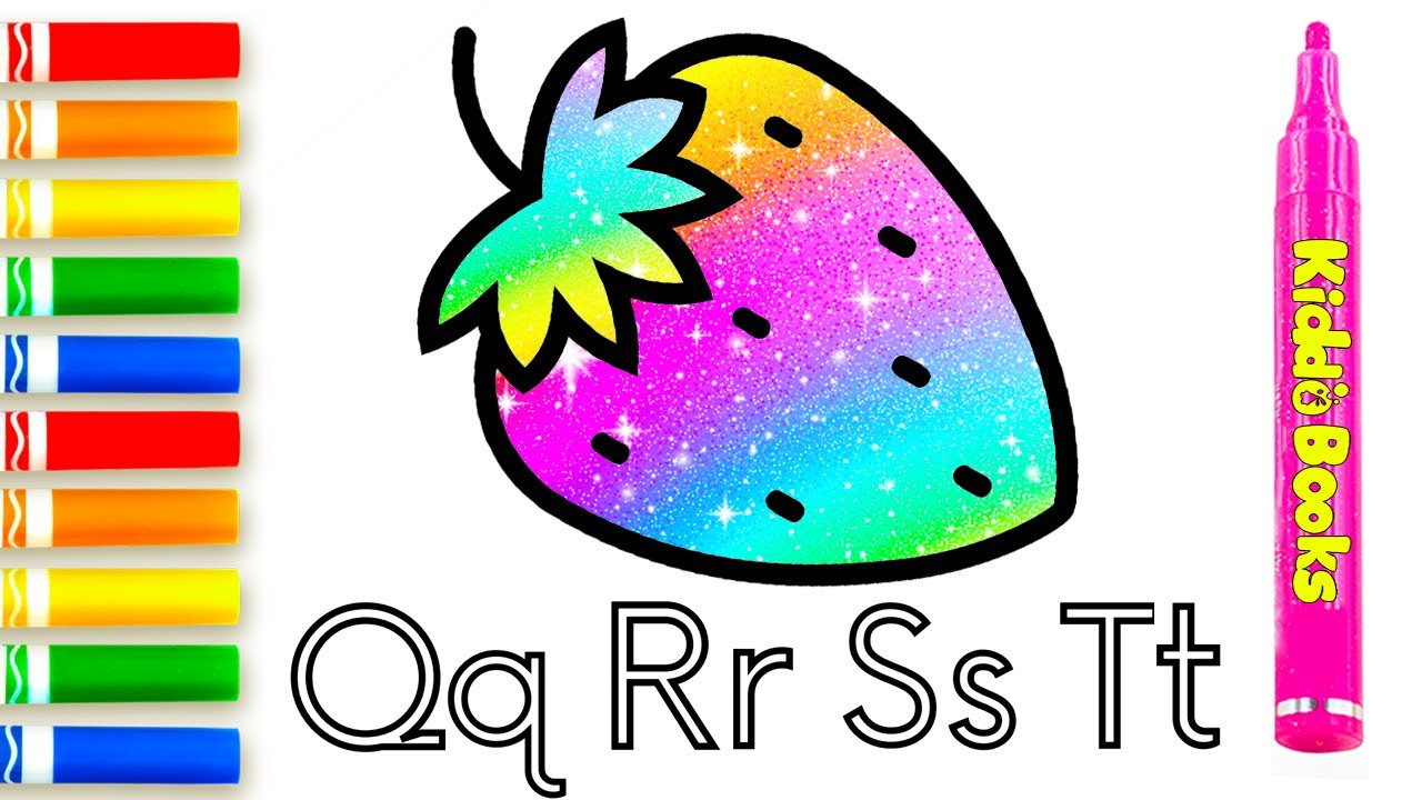 Q, R, S, T Alphabet Drawing, Painting And Coloring for Kids & Toddlers ...