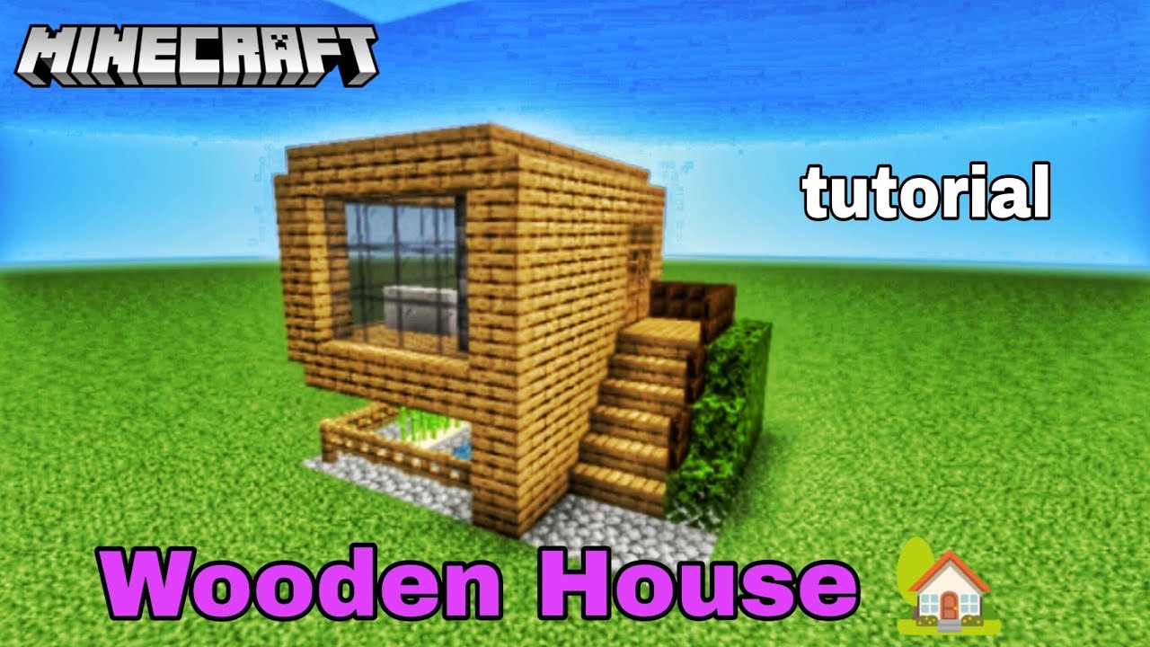 Minecraft Tutorial | How to Build a Modern Wooden House 🏡 in Minecraft ...
