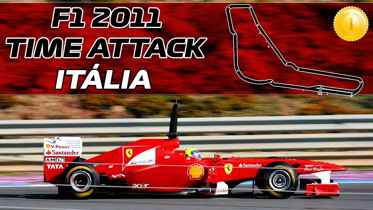 F1 2011 - TIME ATTACK SCENARIO 2 - ITÁLIA - MEDALHA DE OURO | Jogos ...