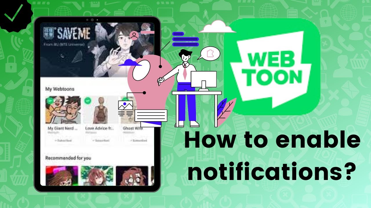 How to enable the marketing notifications on WEBTOON? - YouTube