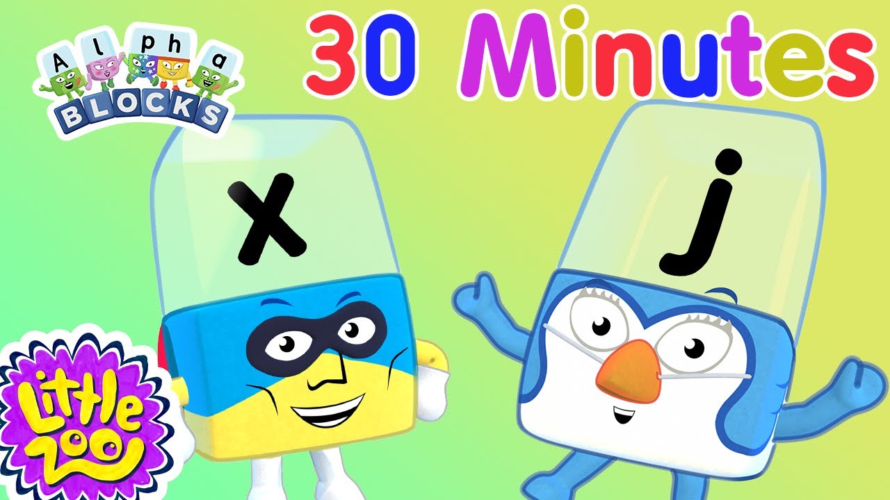 Fun for Kids | Compilation | Alphablocks | @Little Zoo - YouTube