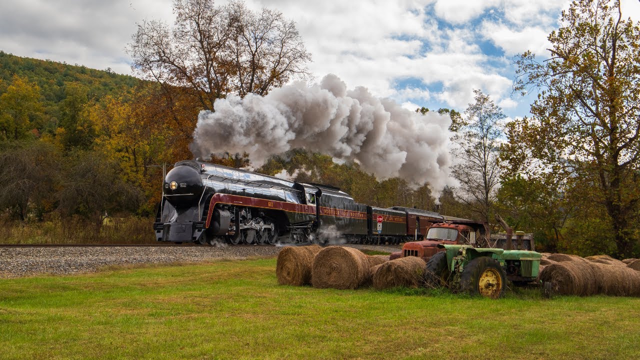 Norfolk & Western 611: The Queen of Steam on the Shenandoah Valley ...