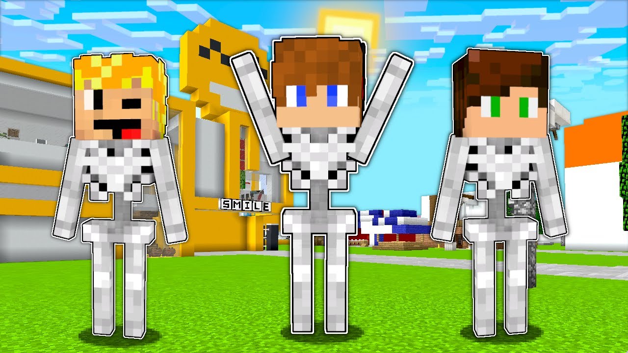 SmileSlow WYRZUCIŁ NAS z WIOSKI i STALIŚMY SIĘ SZKIELETAMI w Minecraft ...