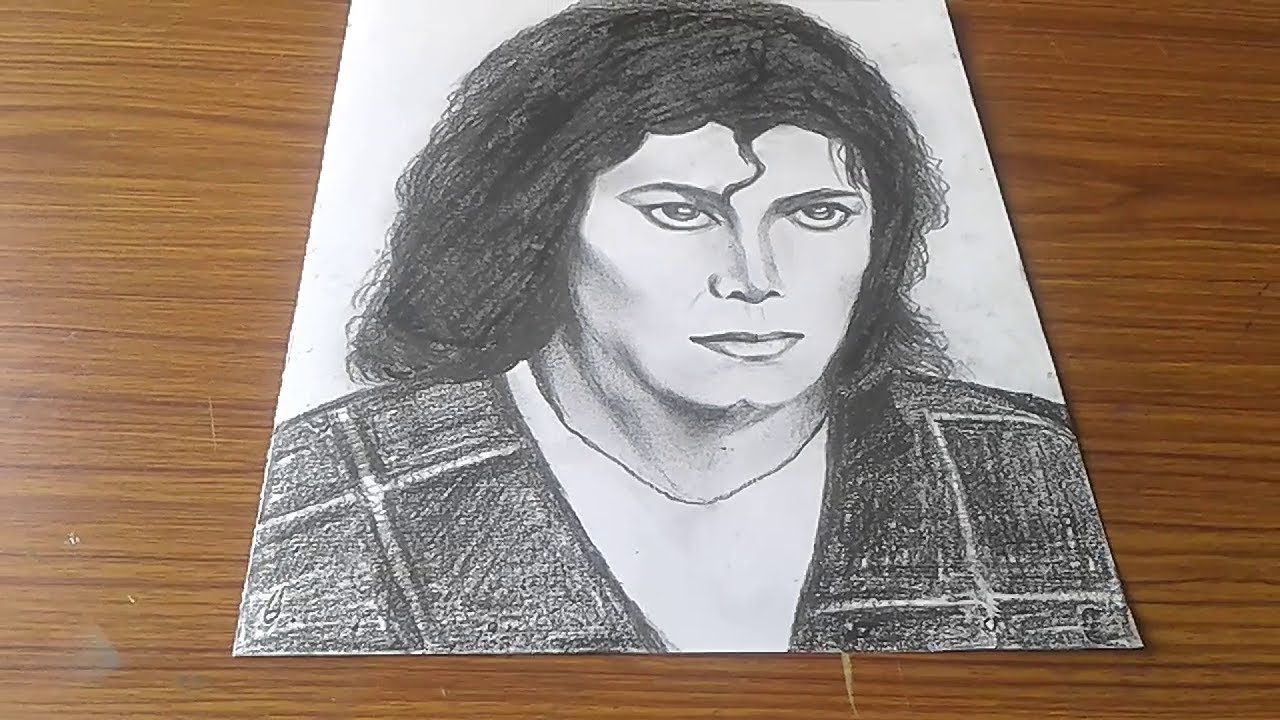 How to Draw Michael Jackson - drawing sheet - YouTube