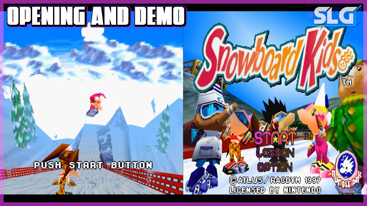 Snowboard Kids - Intro, Title and Demo [1080P] - YouTube