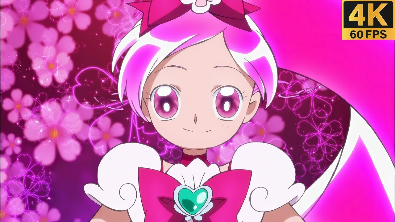 Cure Blossom Transformation 💕 HeartCatch Precure【 4K 】 - YouTube