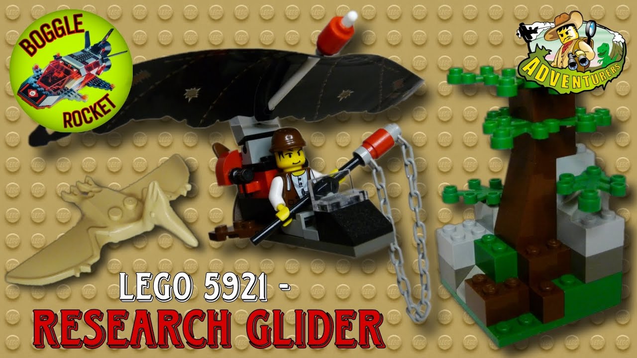 LEGO Dino Island 5921 Research Glider - Boggle Rocket Retro Review ...