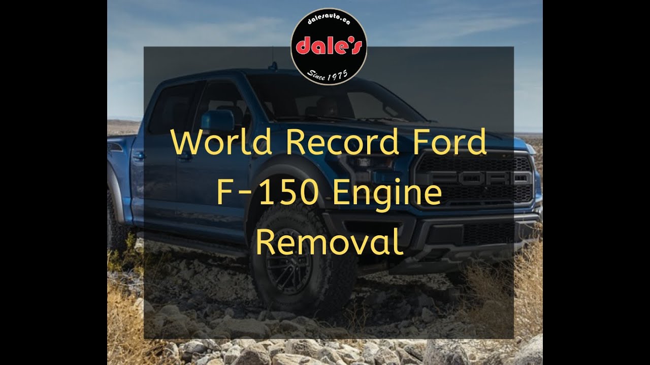 World Record Engine Removal on a Ford F-150 - YouTube